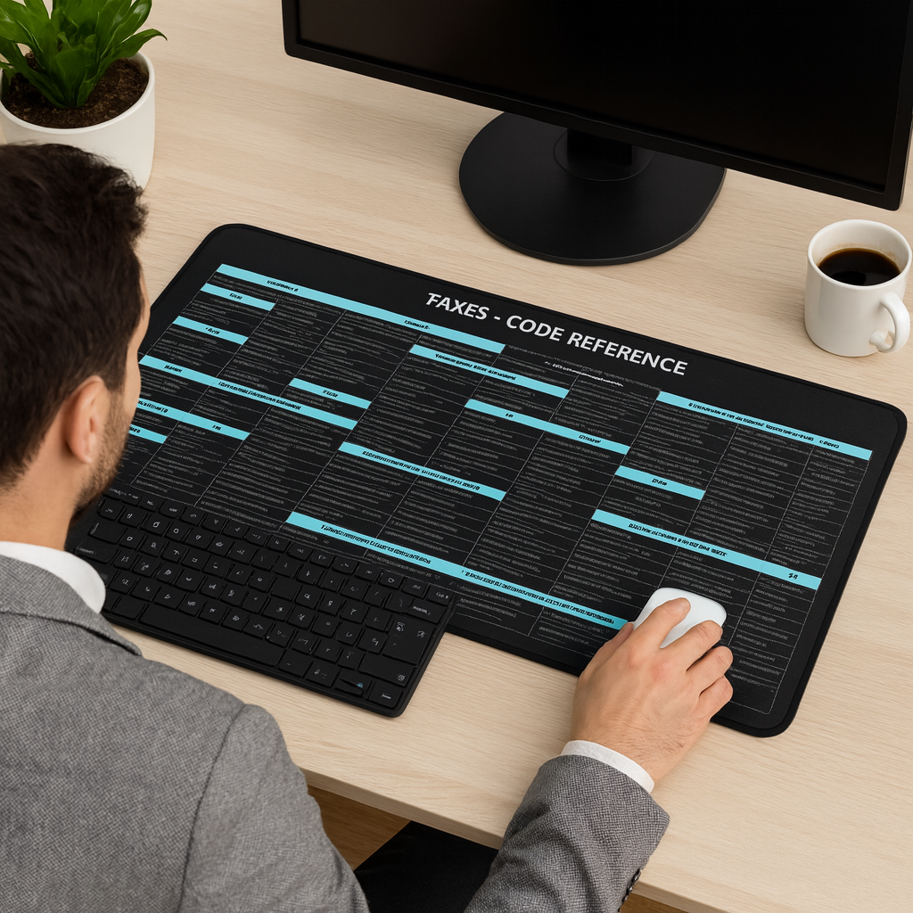 Tax Code Reference Mouse Pad - 🟦Your go-to guide for fast NAICS Code ...